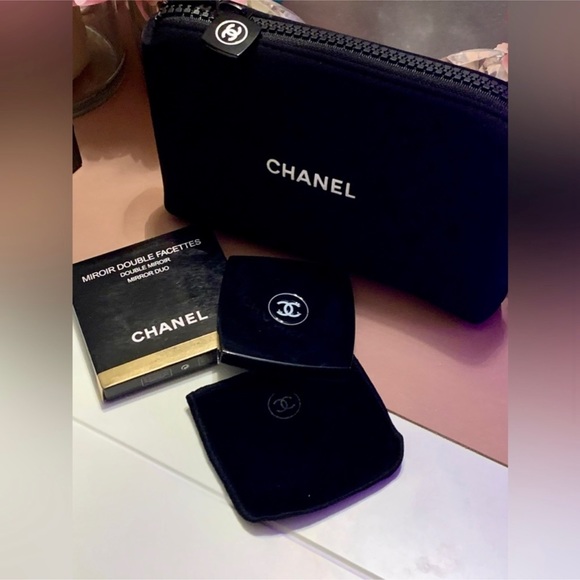 CHANEL | Makeup | Chanel Double Sided Compact Makeup Mirror | Poshmark
